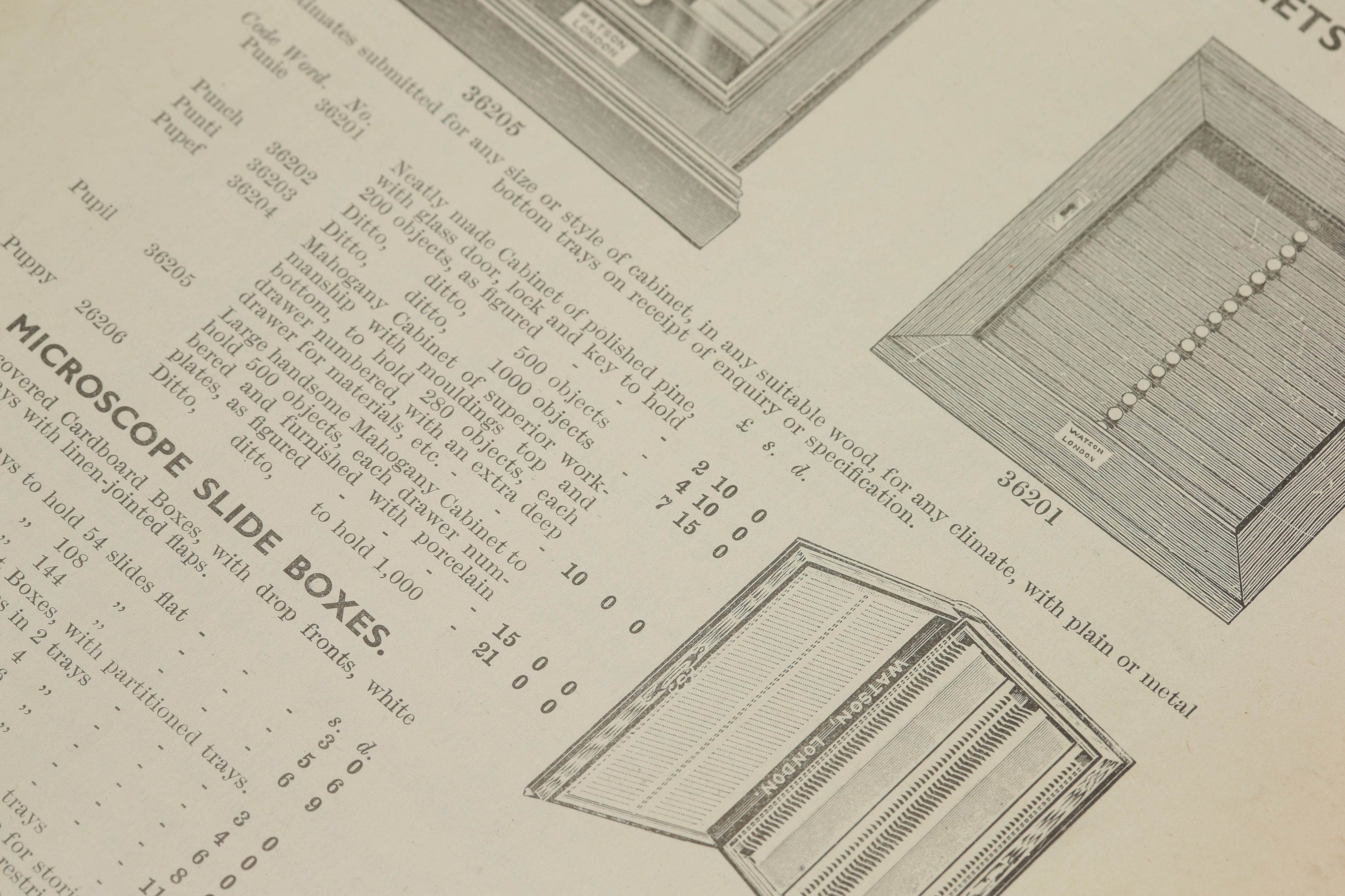 Lot 407 - Collection of Watson Microscope Catalogues,