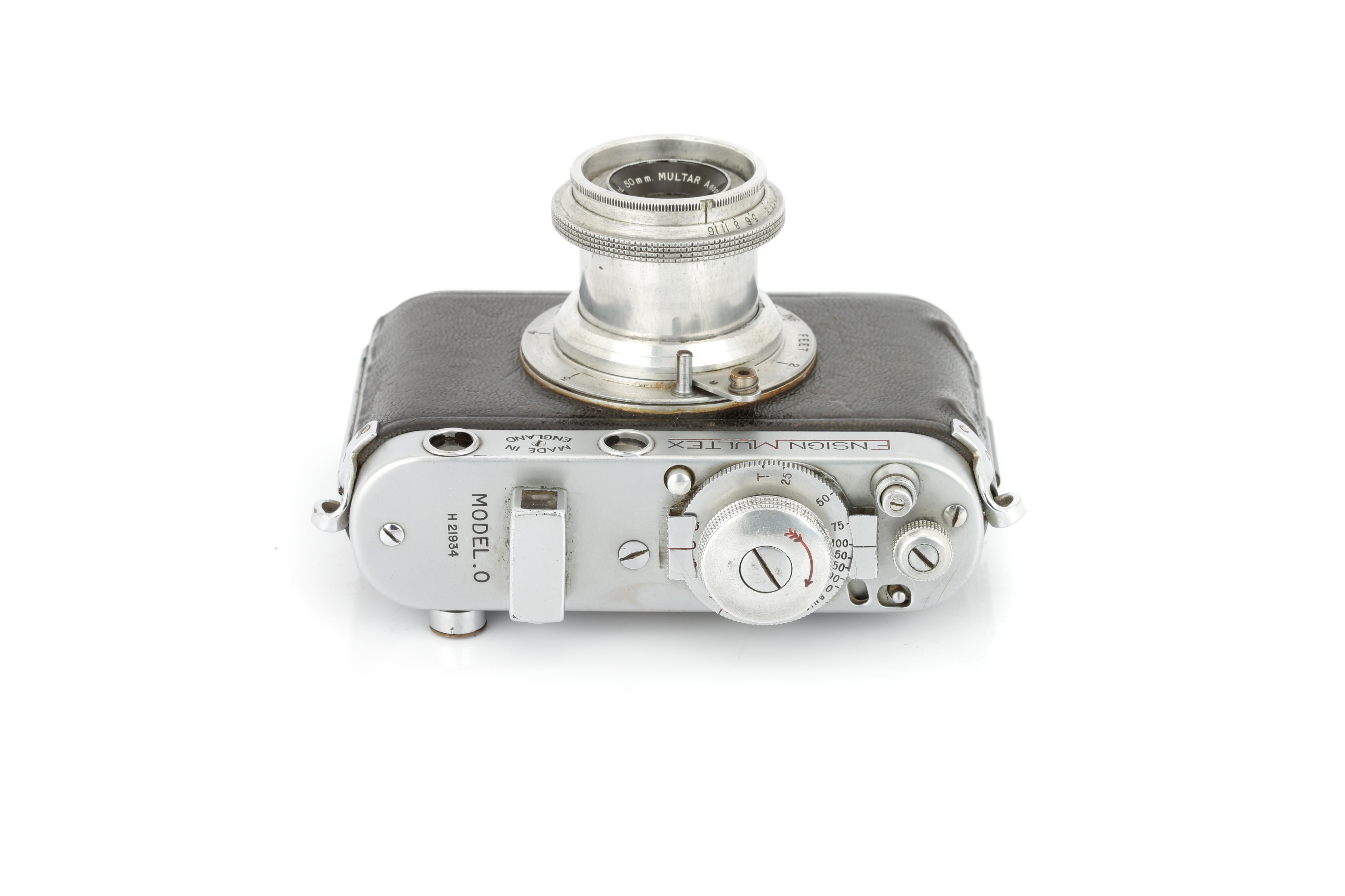 Lot 262 - An Ensign Multex Model O Rangefinder Camera,