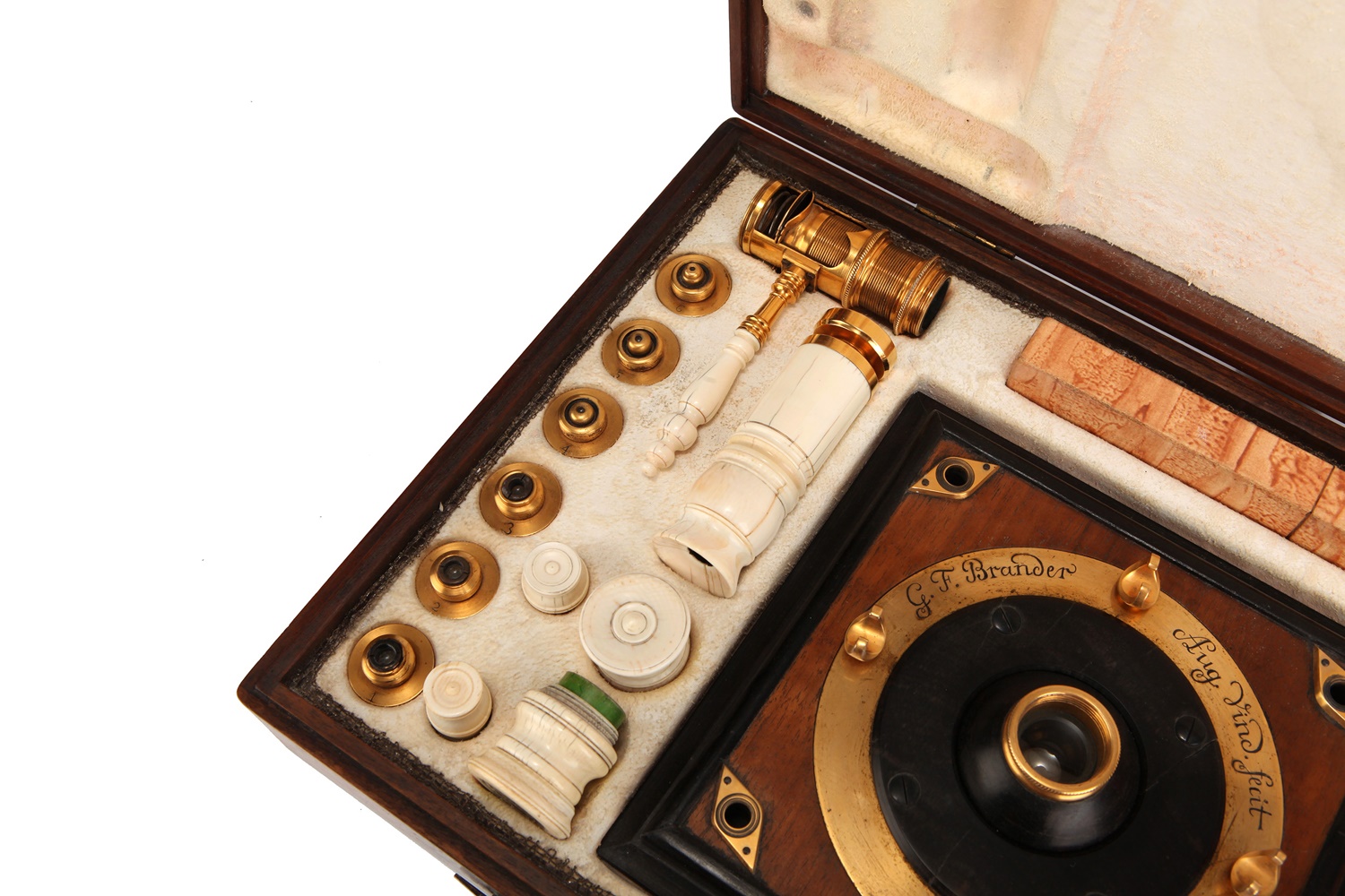 Lot 1 - A Fine G. F. Brander Gilt Brass & Ivory