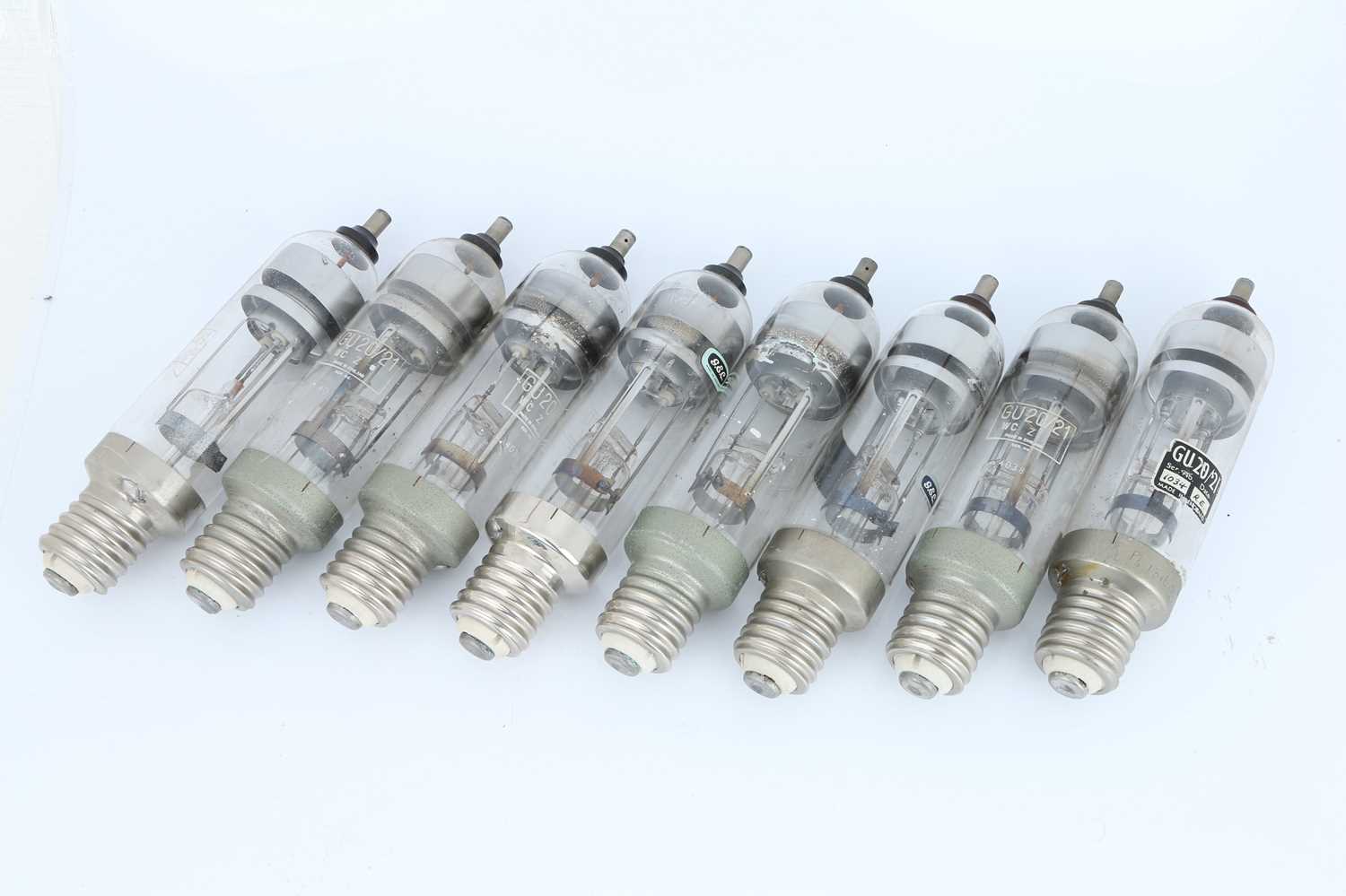 Collection of Eight Half-Wave Mercury-Vapor Rectifier Valves | Barnebys