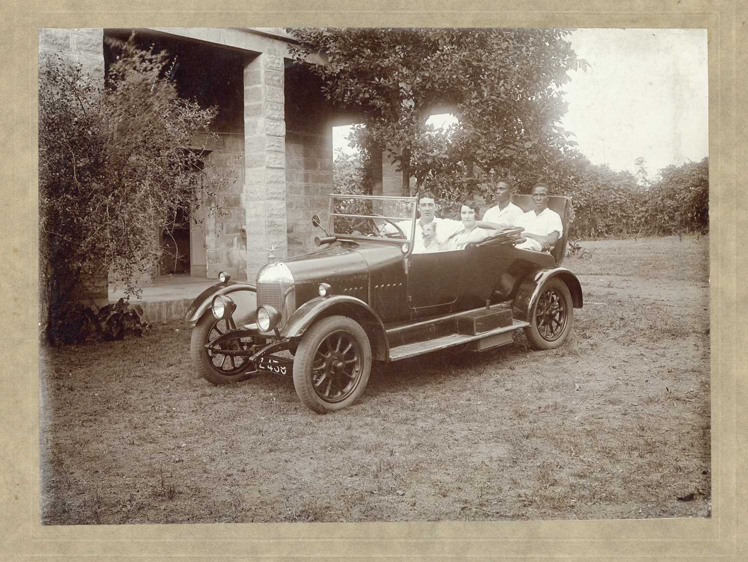 Lot 178 - A Photograph of a Motor Car,