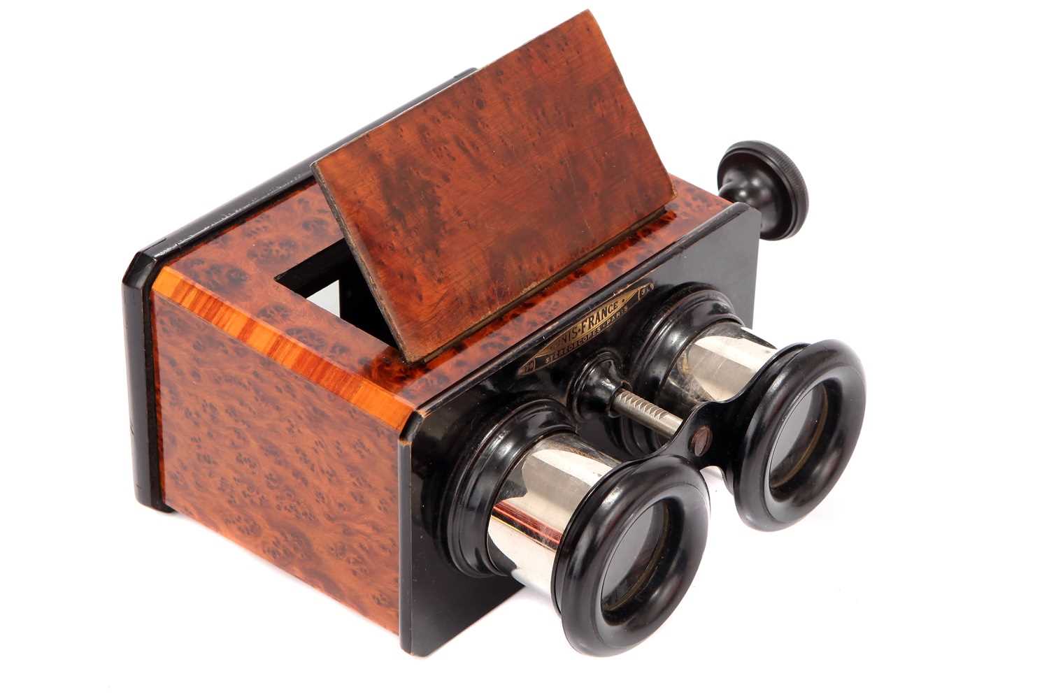 Lot 229 - A Hand-Held Stereoscope,