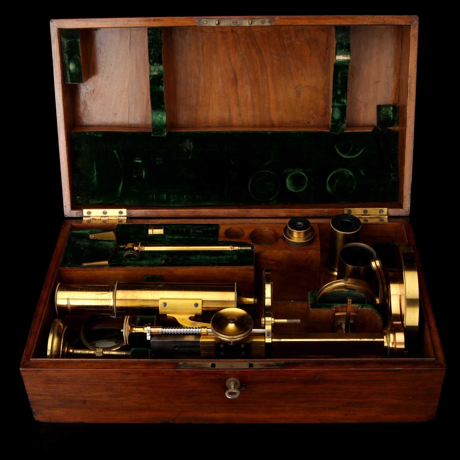 Lot 174 - A Simon Plossl Microscope,