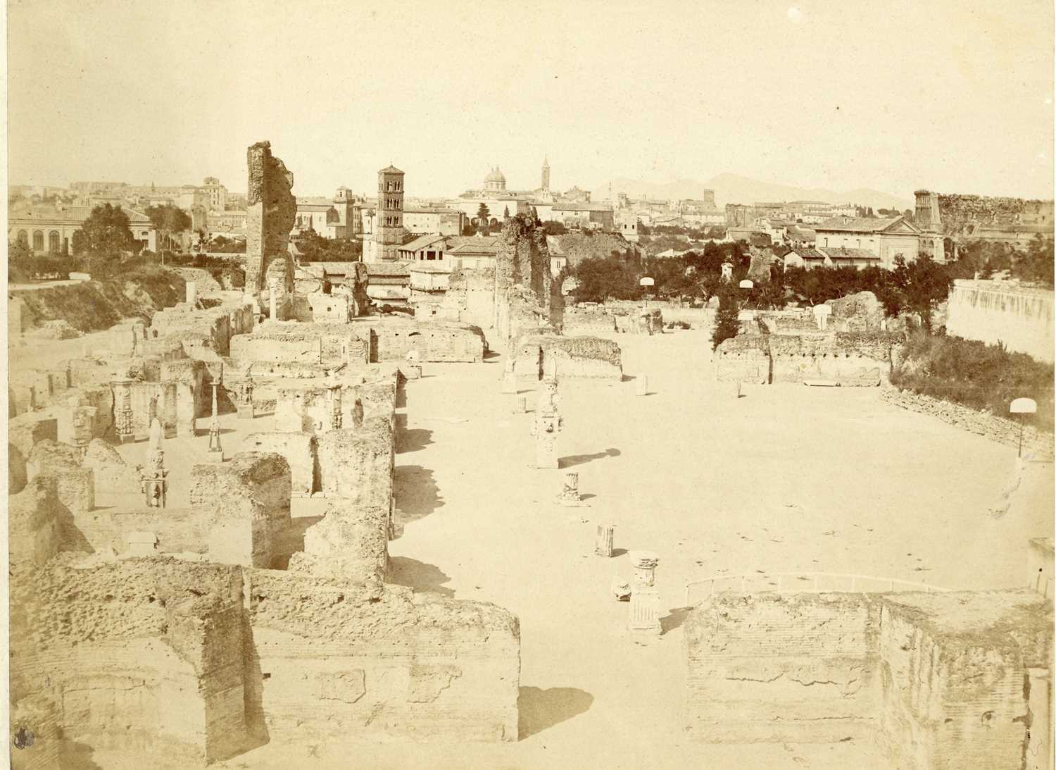 Lot 98 - Five 19th Century Photographs of Rome,